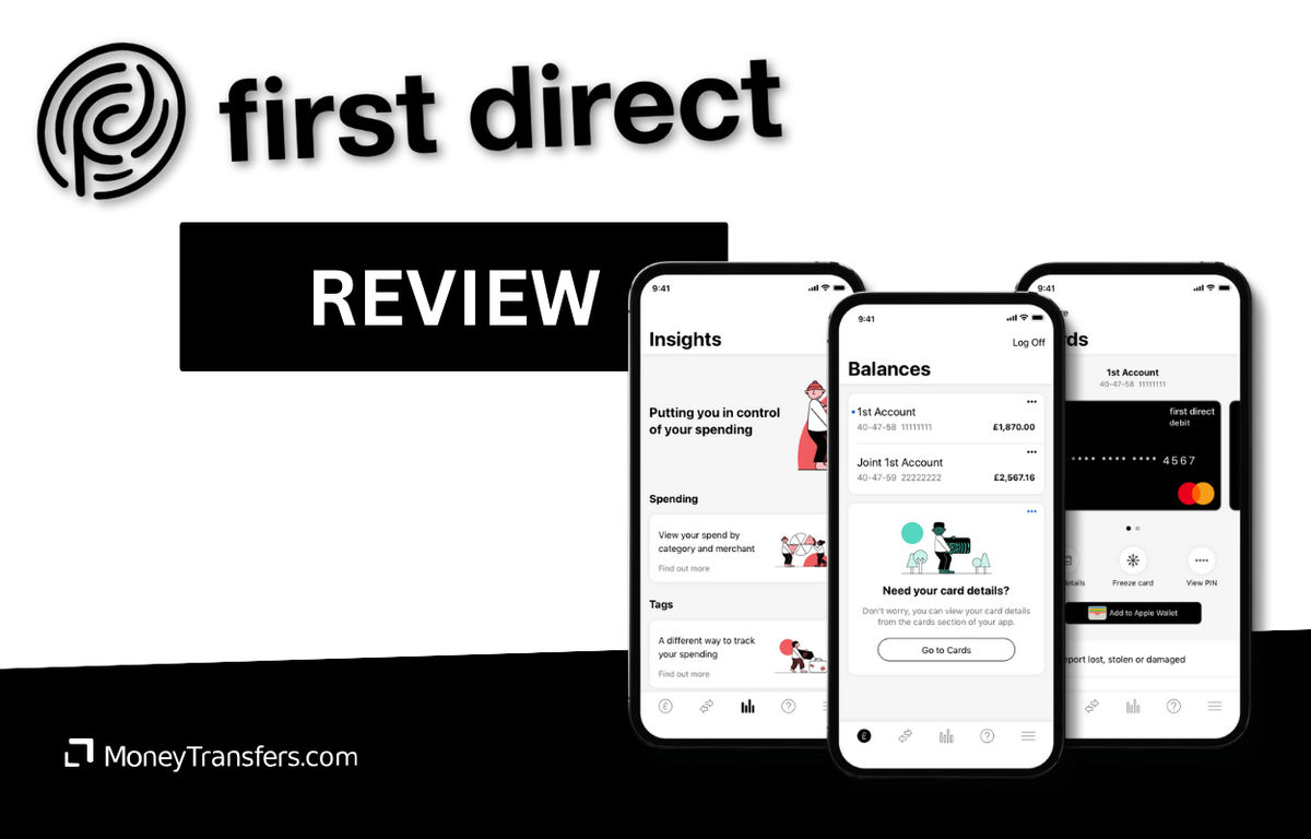 first direct Review | International Transfers Fees, Rates & Limits