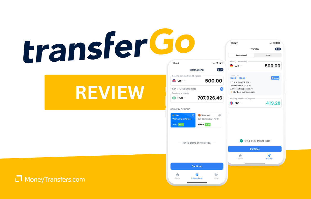 TransferGo Review | Exchange Rates, Fees & Transfer Speed